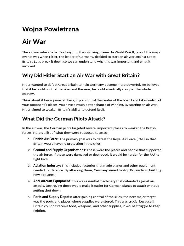 TMAI - Understanding The Air War During World War II | PDF