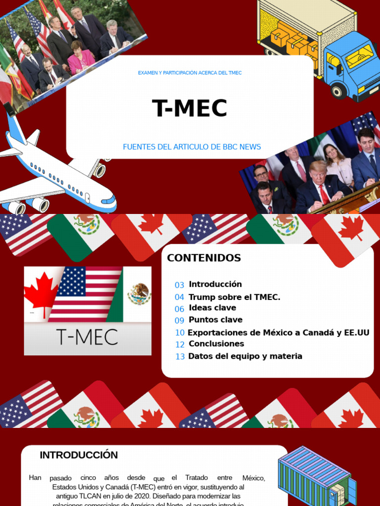 Análisis del TMEC y críticas de Trump | PDF | Tratado de Libre Comercio ...