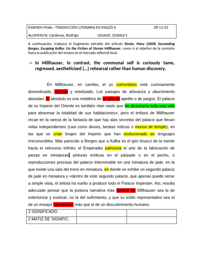 Cárdenas, Rodrigo Expositivo | PDF