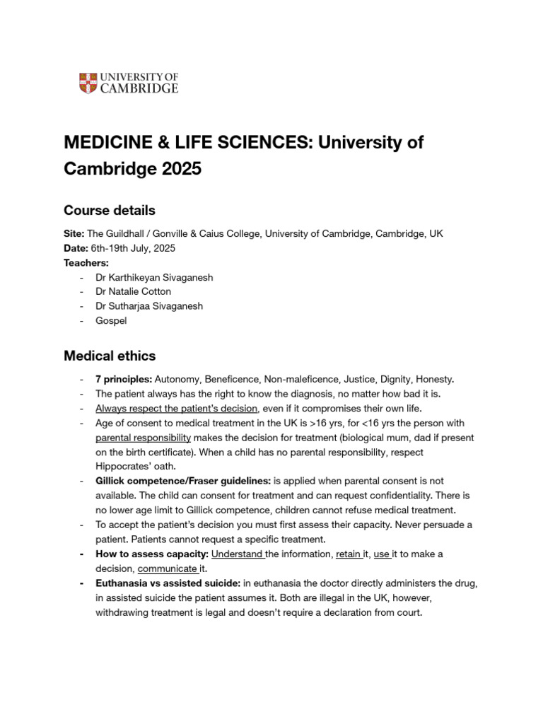 Cambridge Medicine & Life Sciences 2025 | PDF | Heart Valve ...
