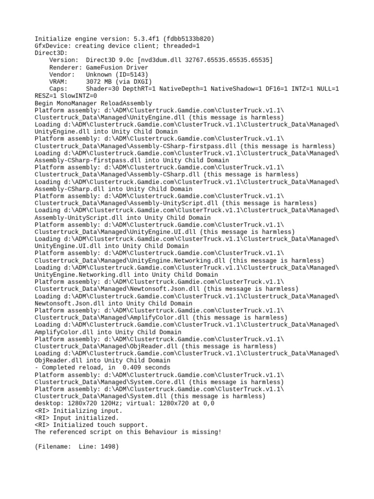 Output Log | PDF | Computing | Software