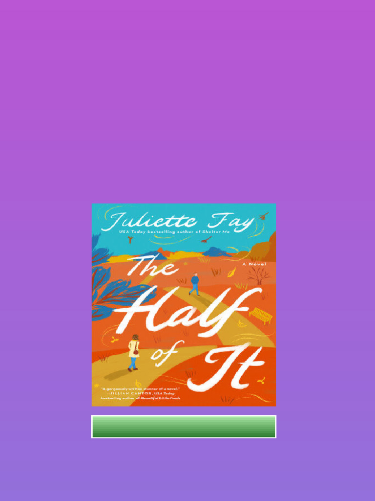 The Half Of It Juliette Fay pdf version | PDF