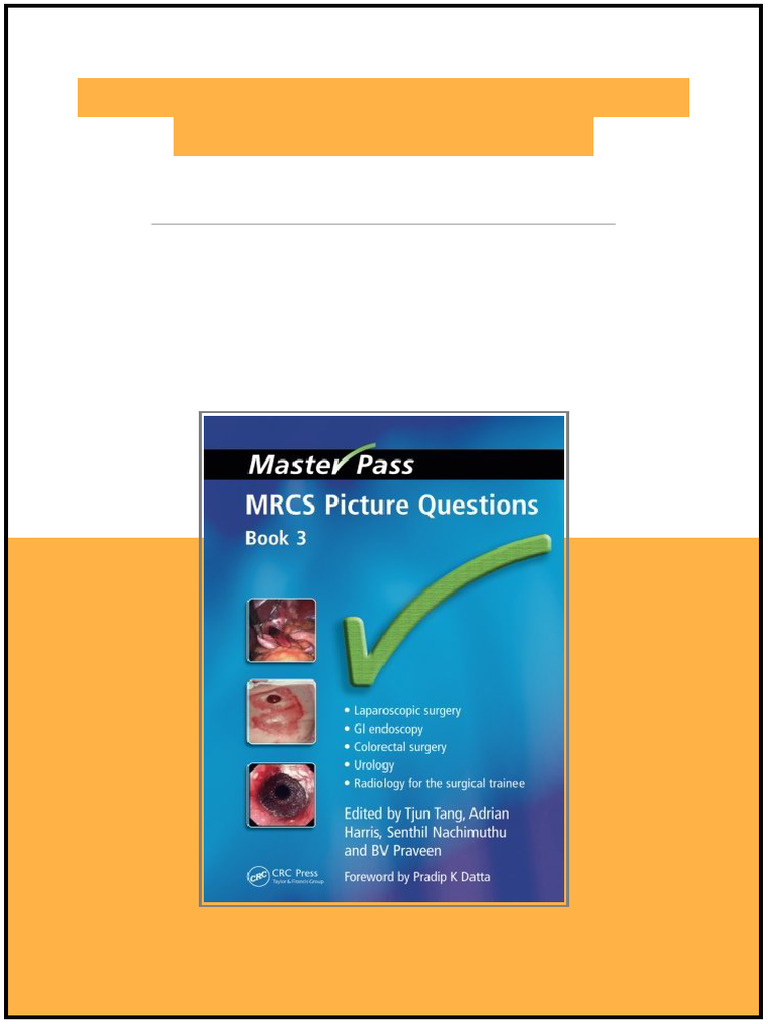 MRCS Picture Questions: Bk. 3 1st Edition Tjun Tang all chapters ...