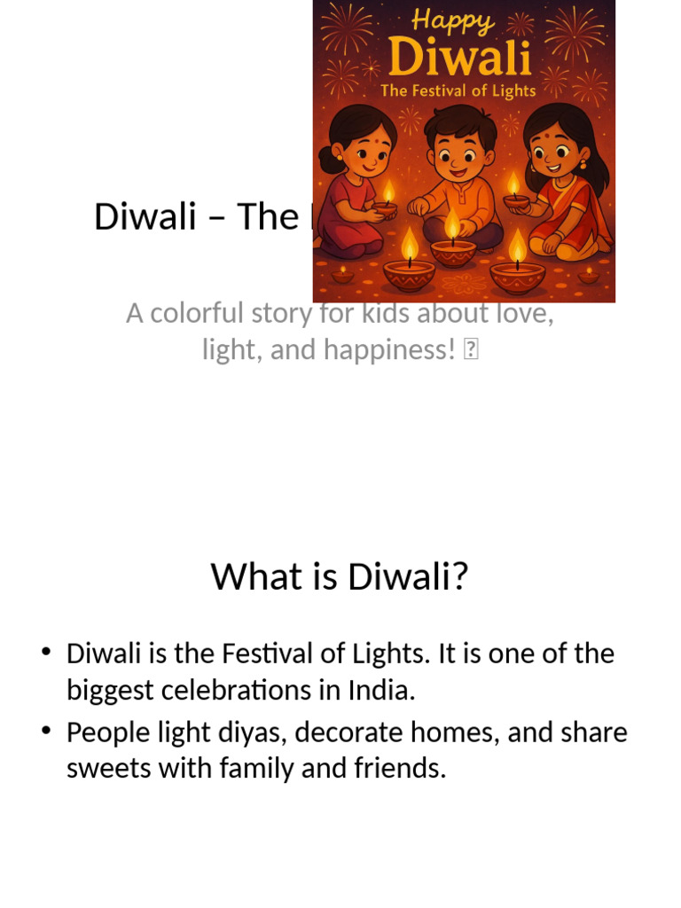 Diwali: Kids' Guide to the Festival of Lights | PDF