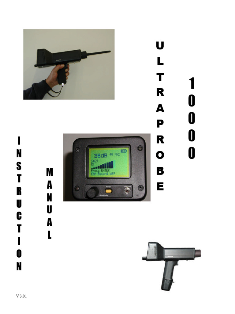 Ultraprobe 10000 PDF Manual - UE Systems | PDF | Headphones | Ultrasound