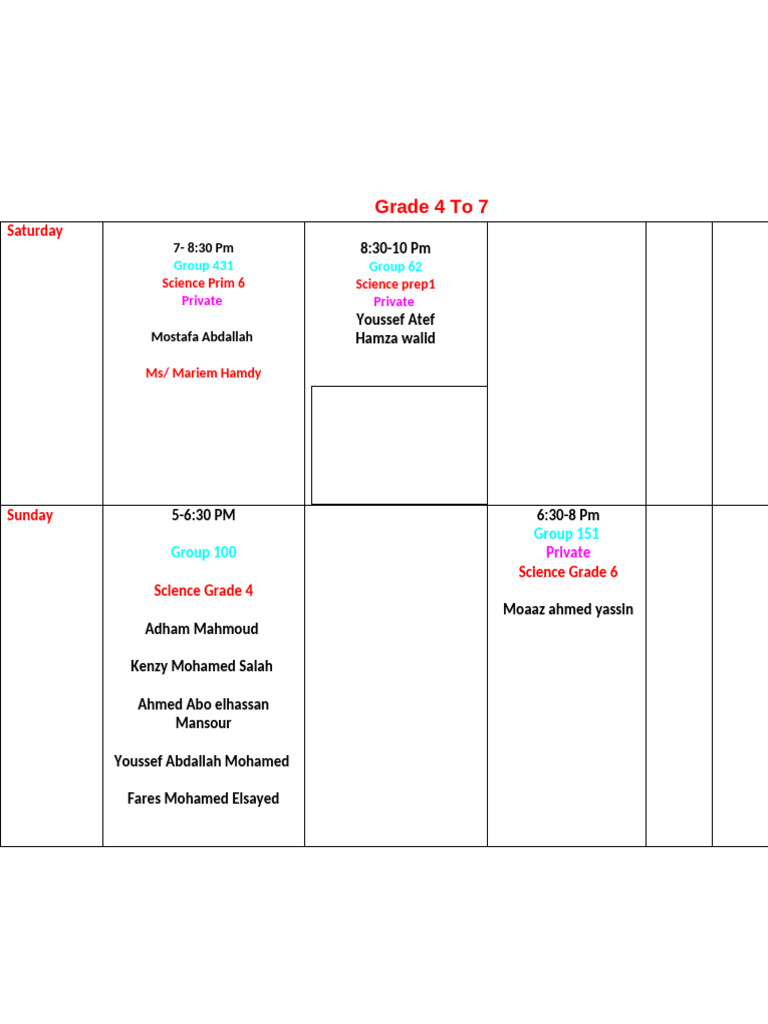 Mariam Hamdy Science-6 | PDF