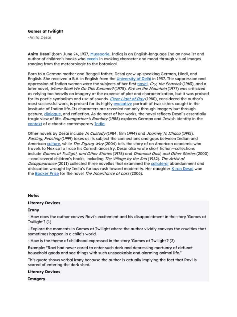 Games at Twilight | PDF | Jawaharlal Nehru