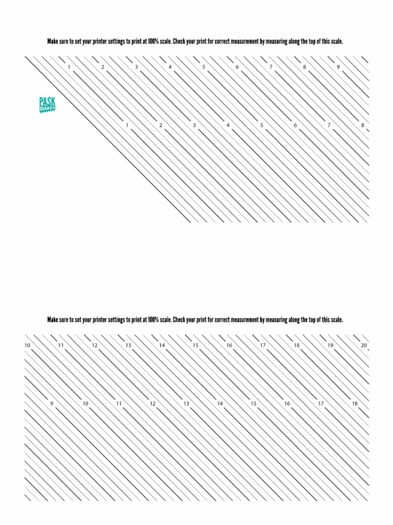 Print Settings for Accurate Scaling | PDF