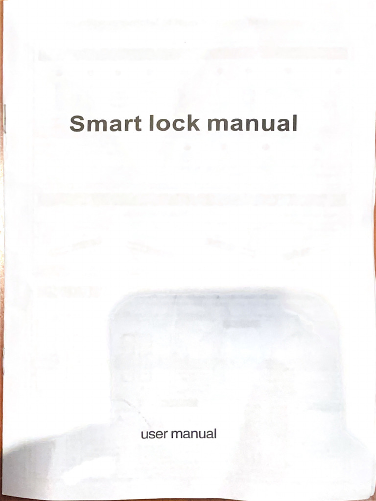 Manual de Usuario Smartlock | PDF