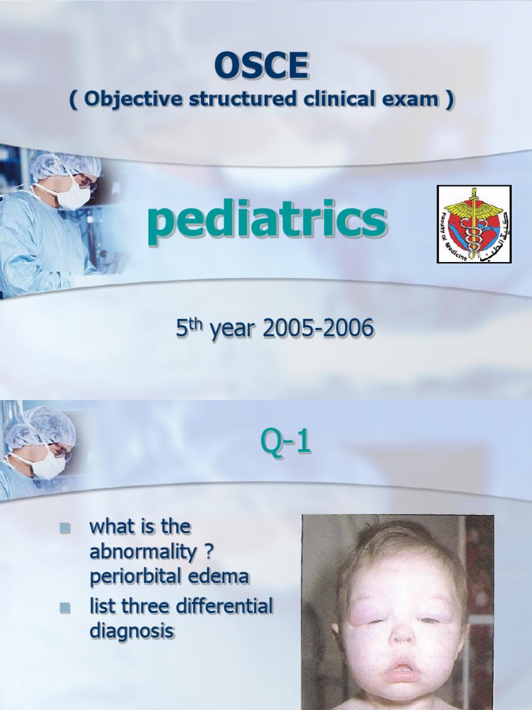 Pediatric OSCE Questions and Cases | PDF | Medical Diagnosis | Clinical ...