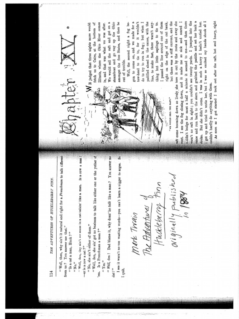 Huck Finn Chapters 15 and 31 | PDF