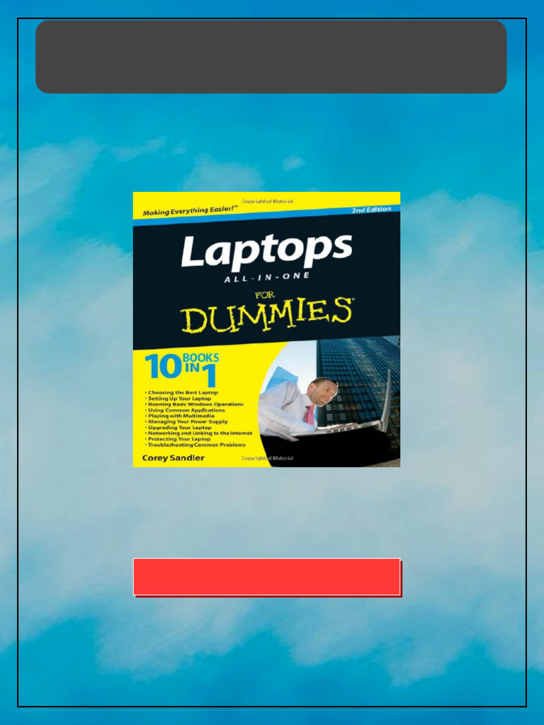 Laptops All in One For Dummies Second Edition Corey Sandler pdf version ...