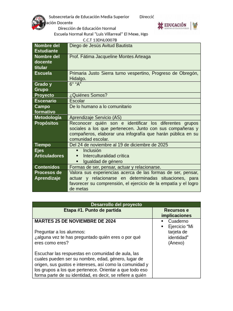 quienes somos | PDF | Infografia | Inclusión (Educación)