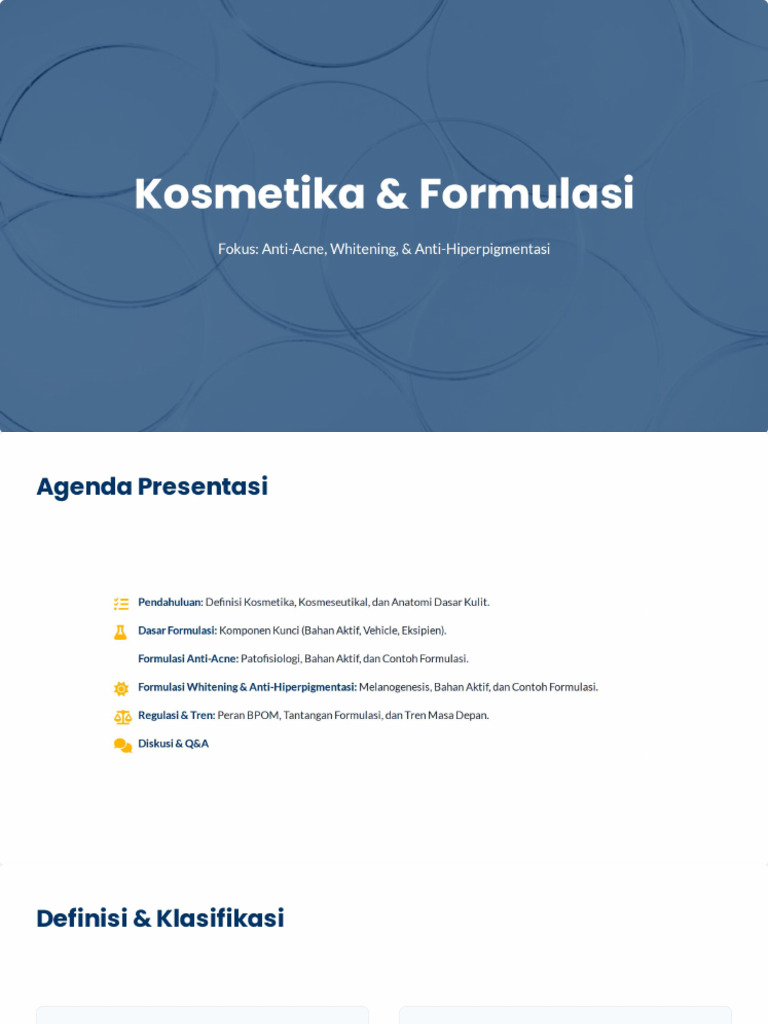 Kosmetika Dan Formulasi | PDF