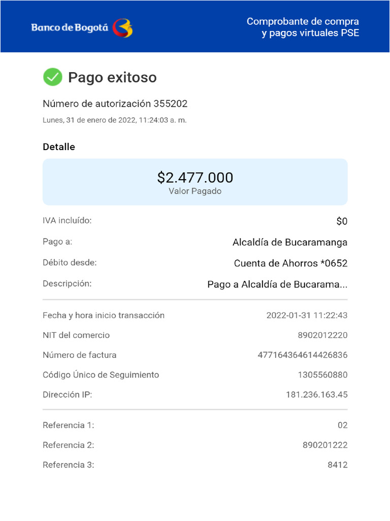 Comprobante Pse | PDF
