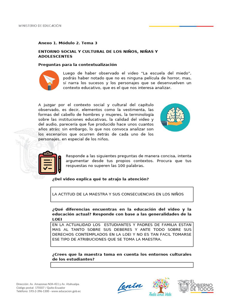 Anexo 1 M2 T3. TARO | PDF | Aprendizaje | Cognición