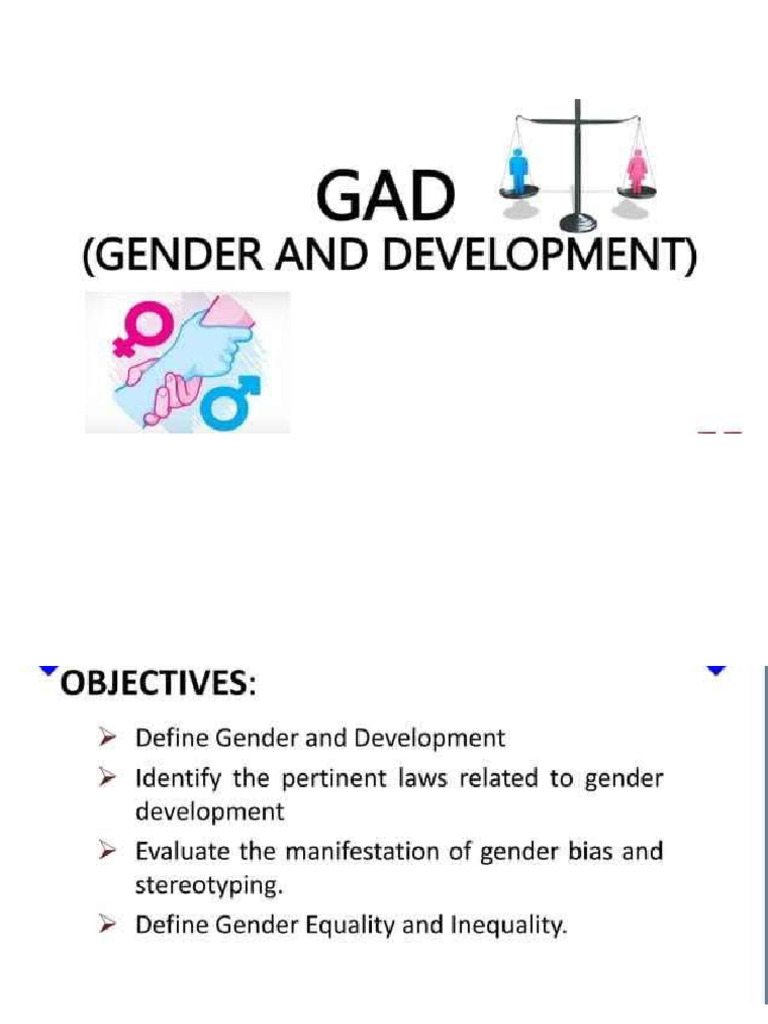 GAD Equality and Gender Issues | PDF