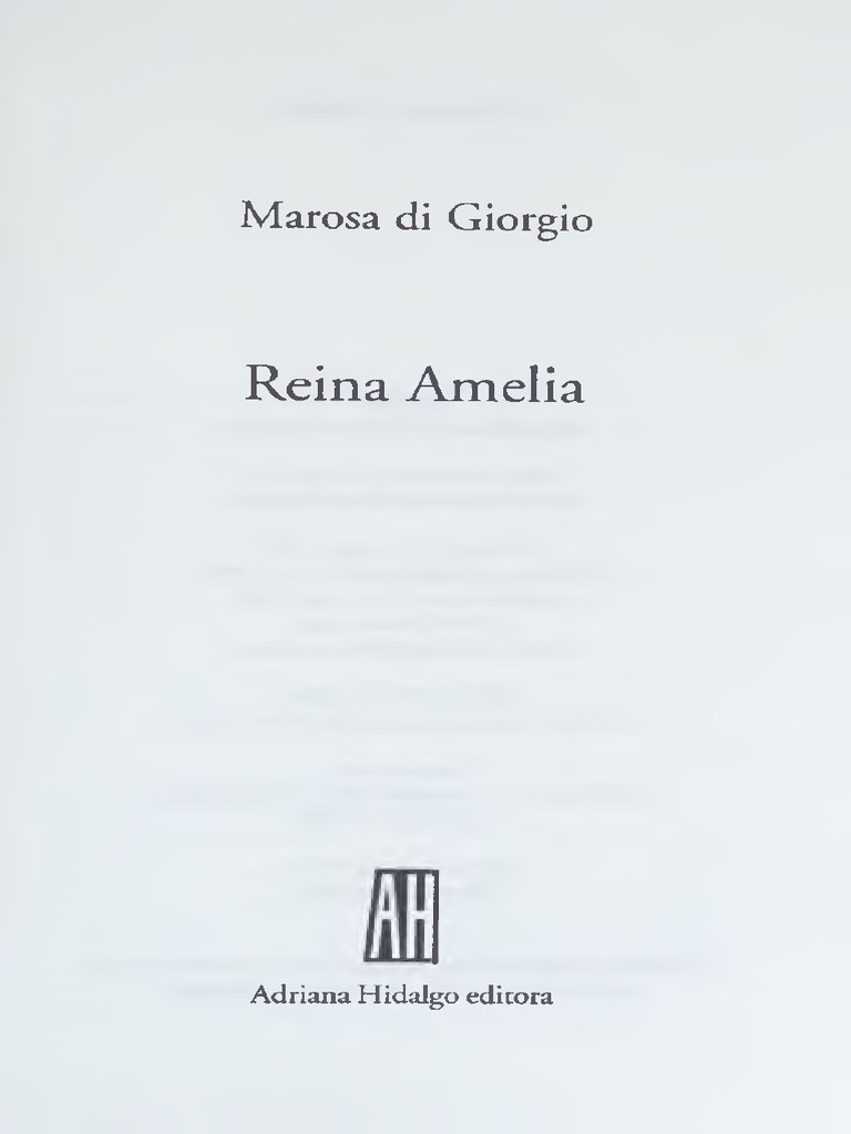 Di Giorgio Marosa - Reina Amelia | PDF