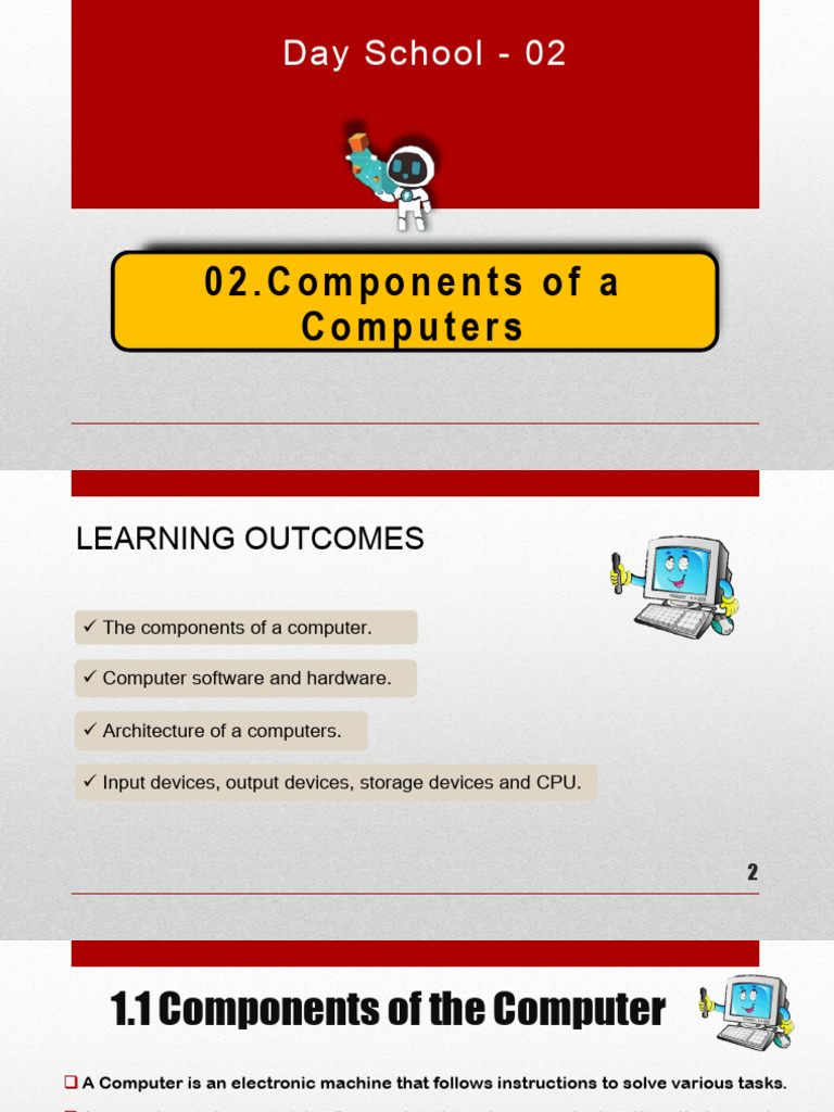 DS - 02 - Components of A Computer L2 | PDF | Central Processing Unit ...