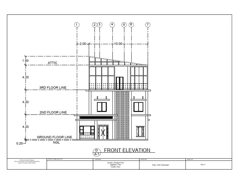 BSD Third Final Output Floor Ele Page 4 | PDF