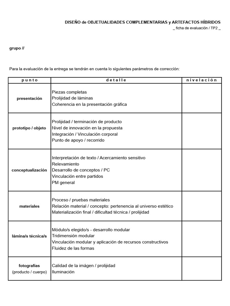7 Guia de Corrección DOC - EnTREGA TP2 | PDF
