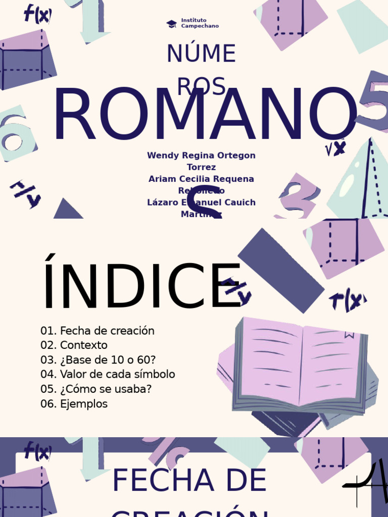 Números Romanos (Presentación Equipo 2) | PDF