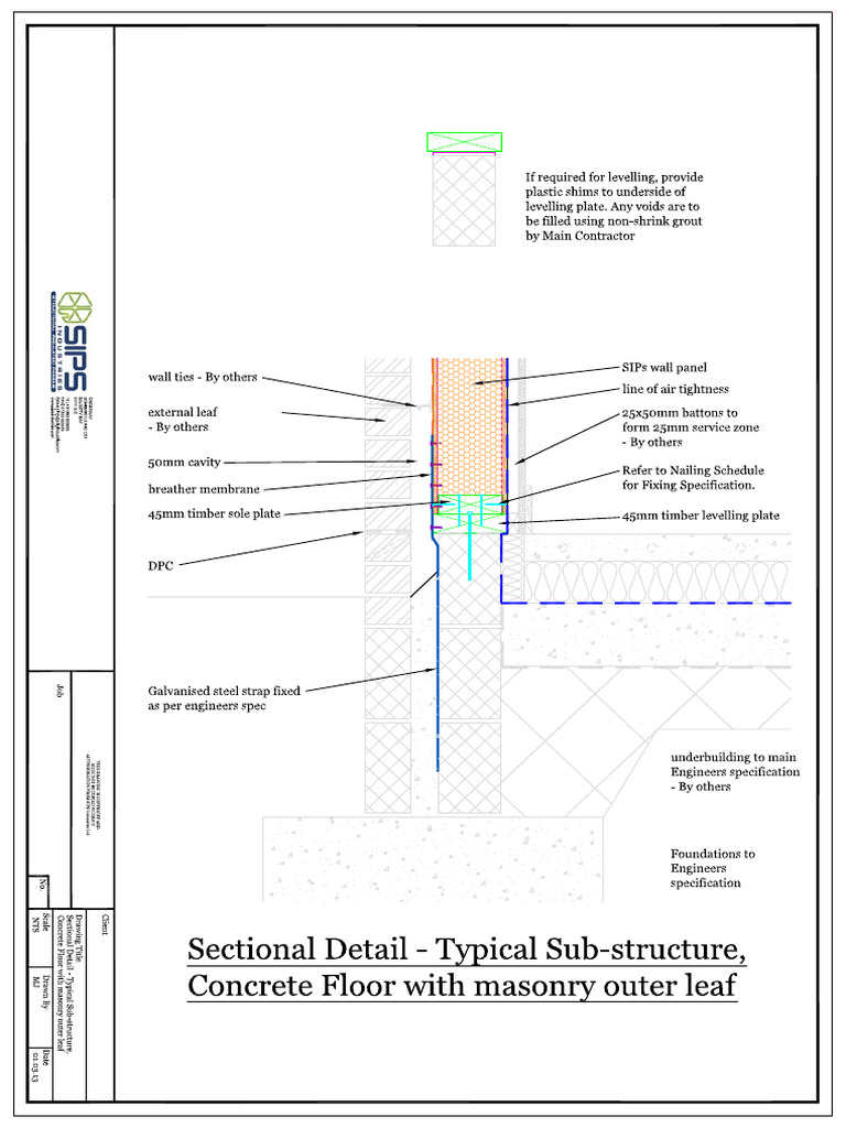 SIPs Industries Typical Details | PDF