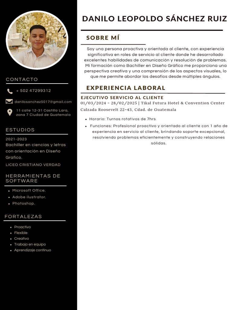 CV Danilo Sanchez - 20250407 - 181027 - 0000 | PDF