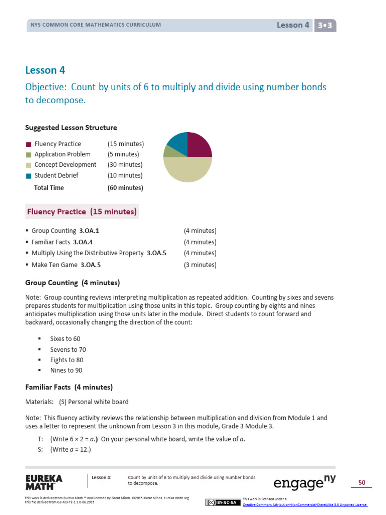 Math g3 m3 Topic B Lesson 4 | PDF | Multiplication | Mathematics