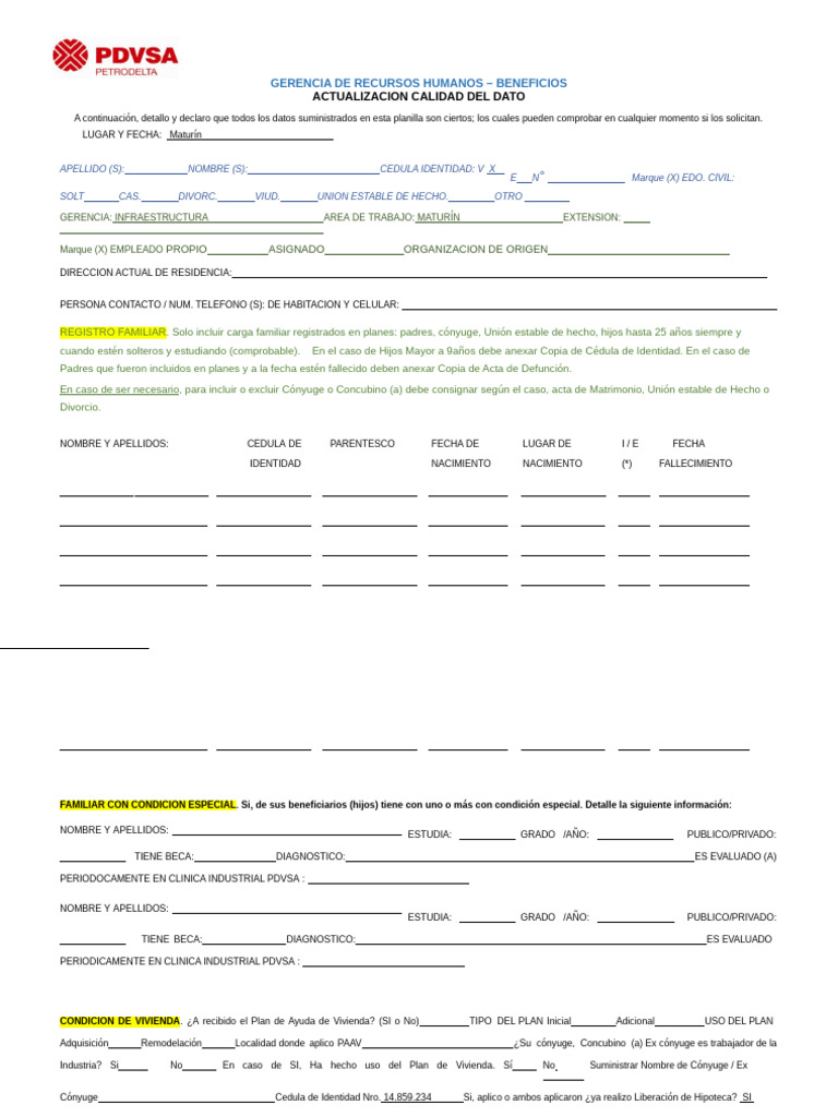 FORMATO CALIDAD DEL DATO MARZO2023 2303 | PDF