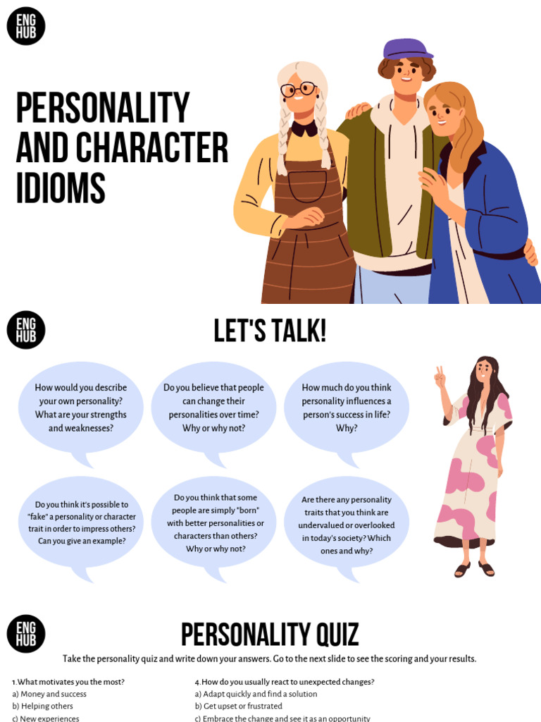 B1+ B2 Personality Idioms TV | PDF | Camping