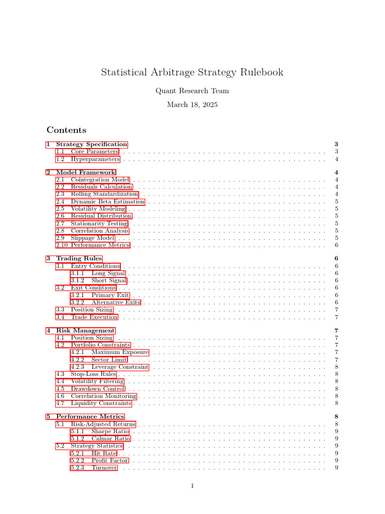 ETF Arbitrage | PDF | Beta (Finance) | Errors And Residuals