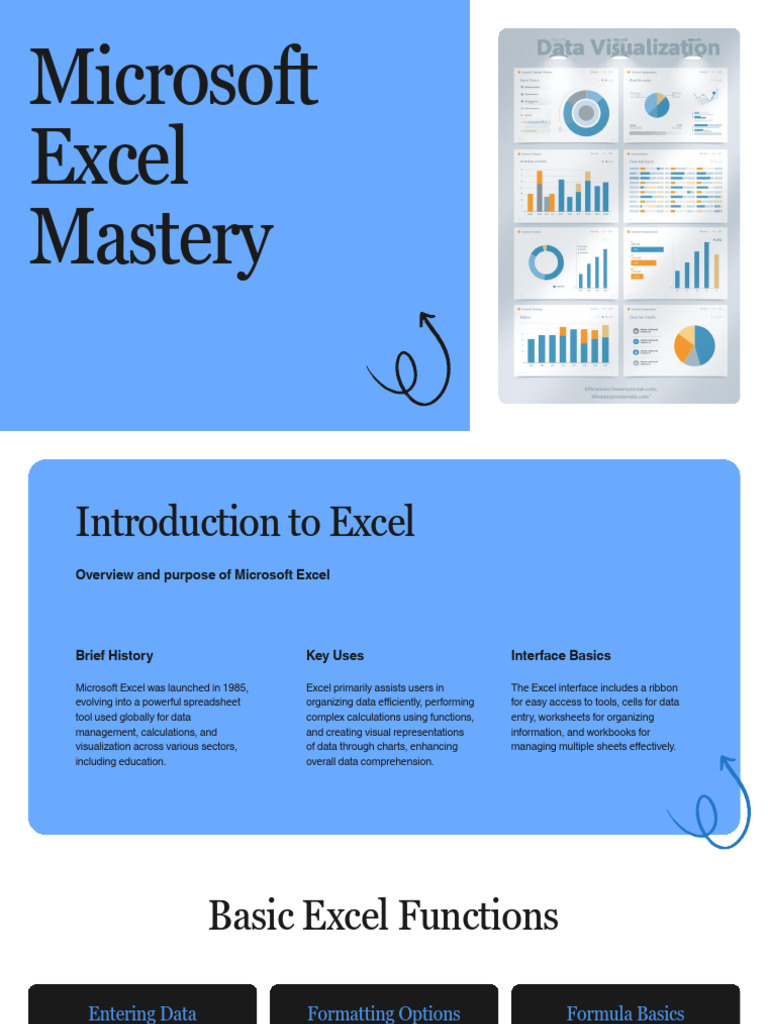 Presentation - Microsoft Excel Mastery | PDF | Microsoft Excel ...