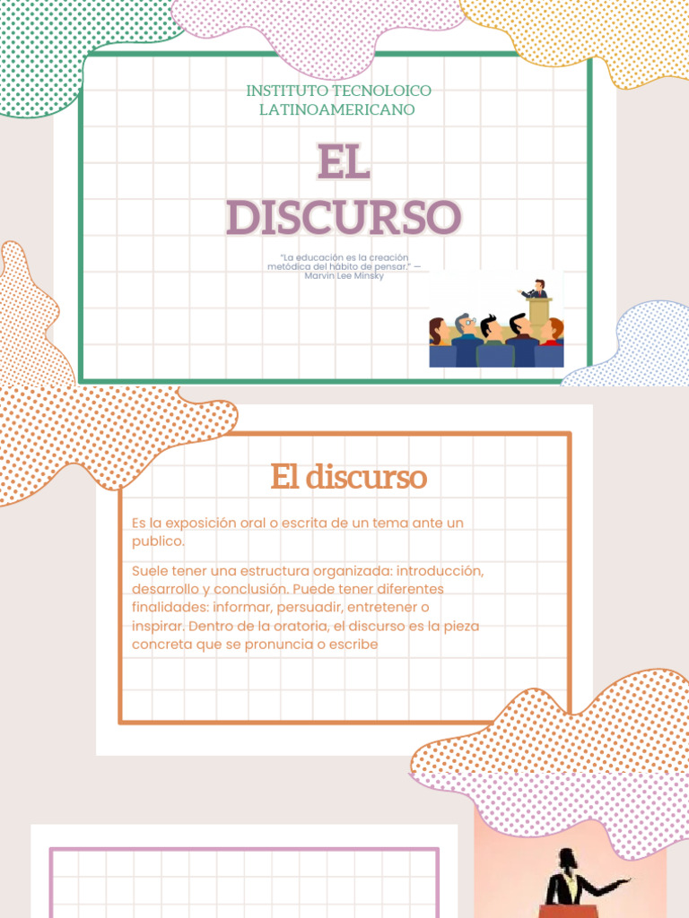 El discurso (1) | PDF | Hablar en público | Conceptos psicologicos