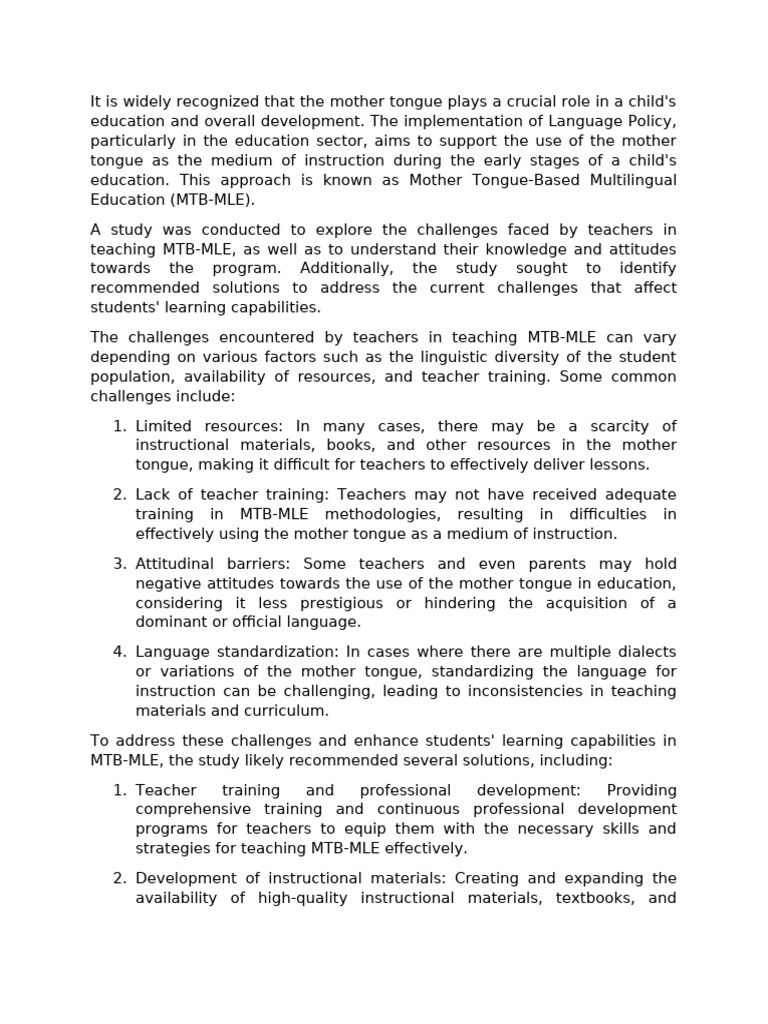 RRL | PDF | Teachers | Learning