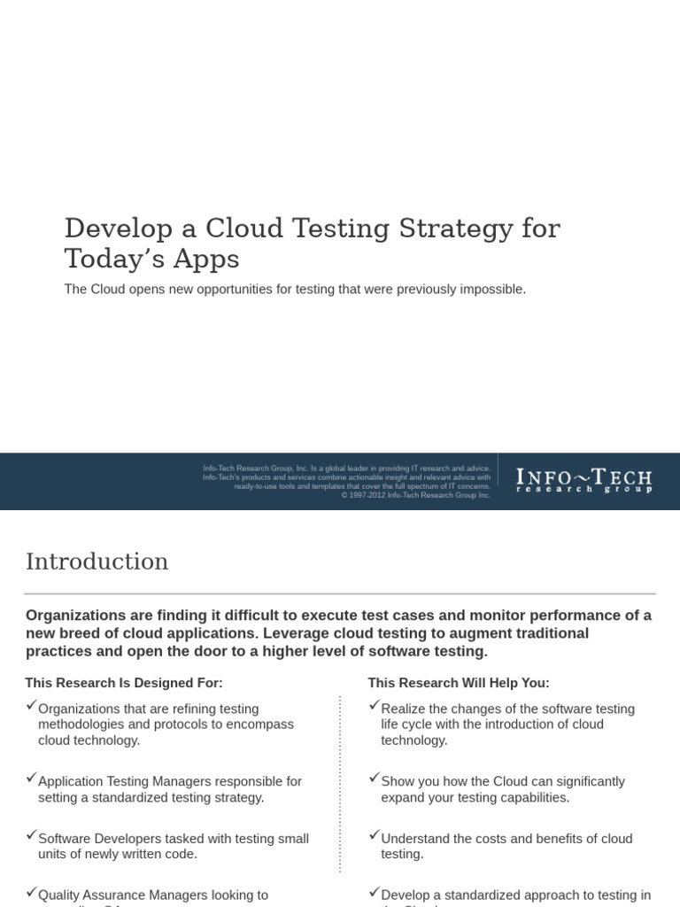 It Cloud Testing Storyboard | PDF | Cloud Computing | Performance Indicator