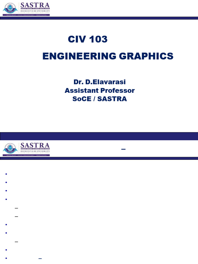 Engineering Graphics - Introduction and Unit-I | PDF | Ellipse | Euclidean Geometry