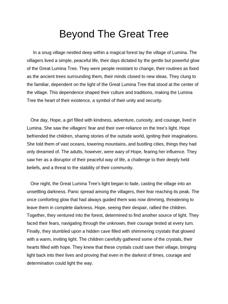 English Story 2025 | PDF | Courage