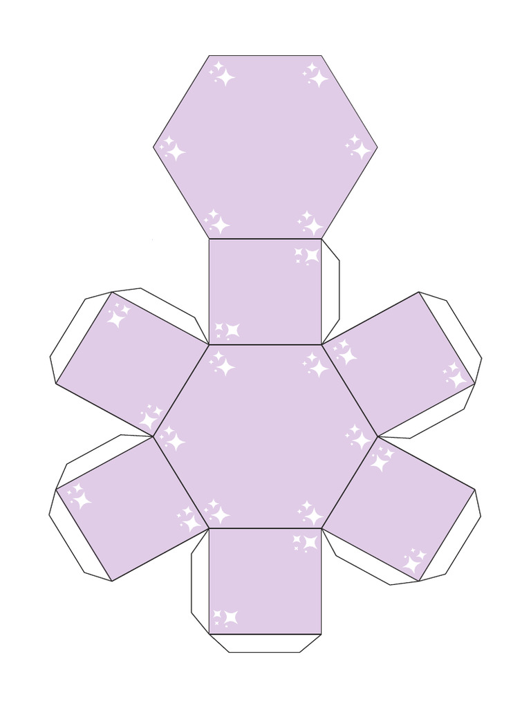 Hexagonal Prisma Pruple | PDF