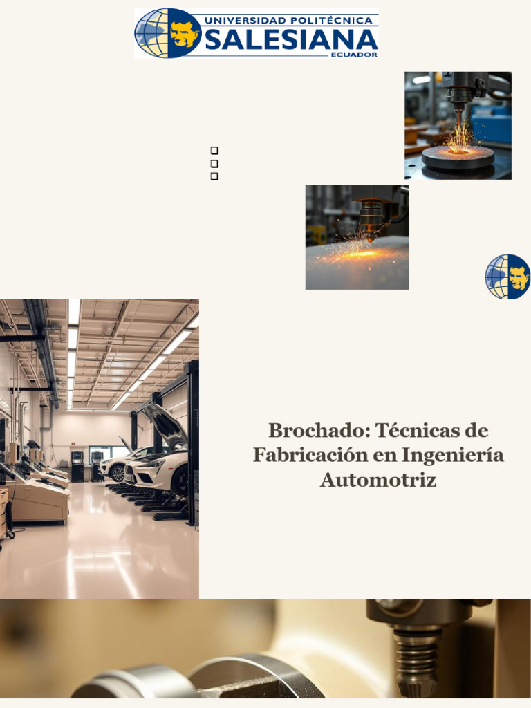 Proceso de Brochado en Ingeniería Automotriz | PDF | Mecanizado ...