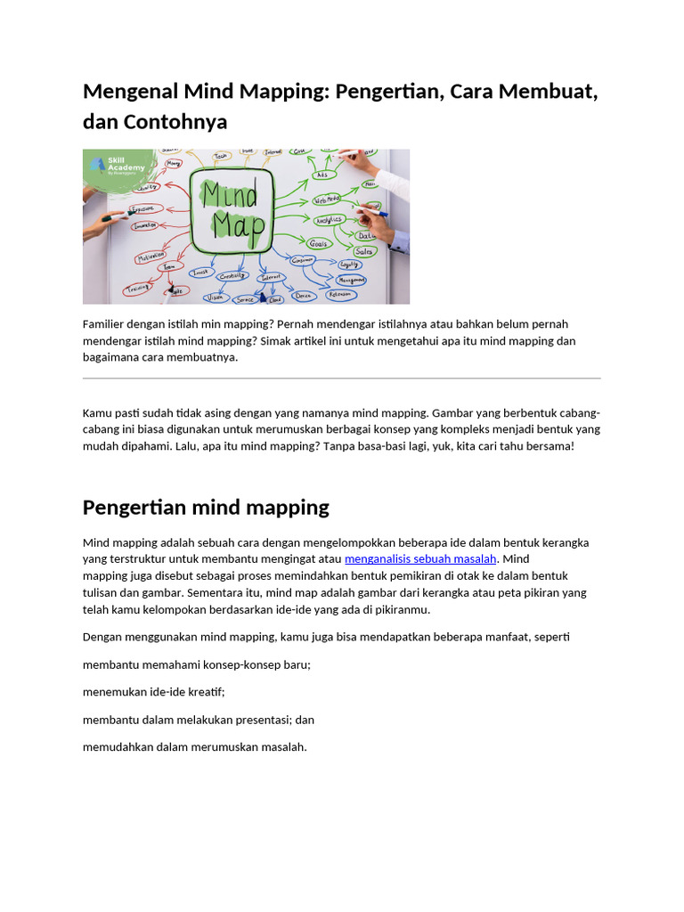 Mengenal Mind Mapping | PDF
