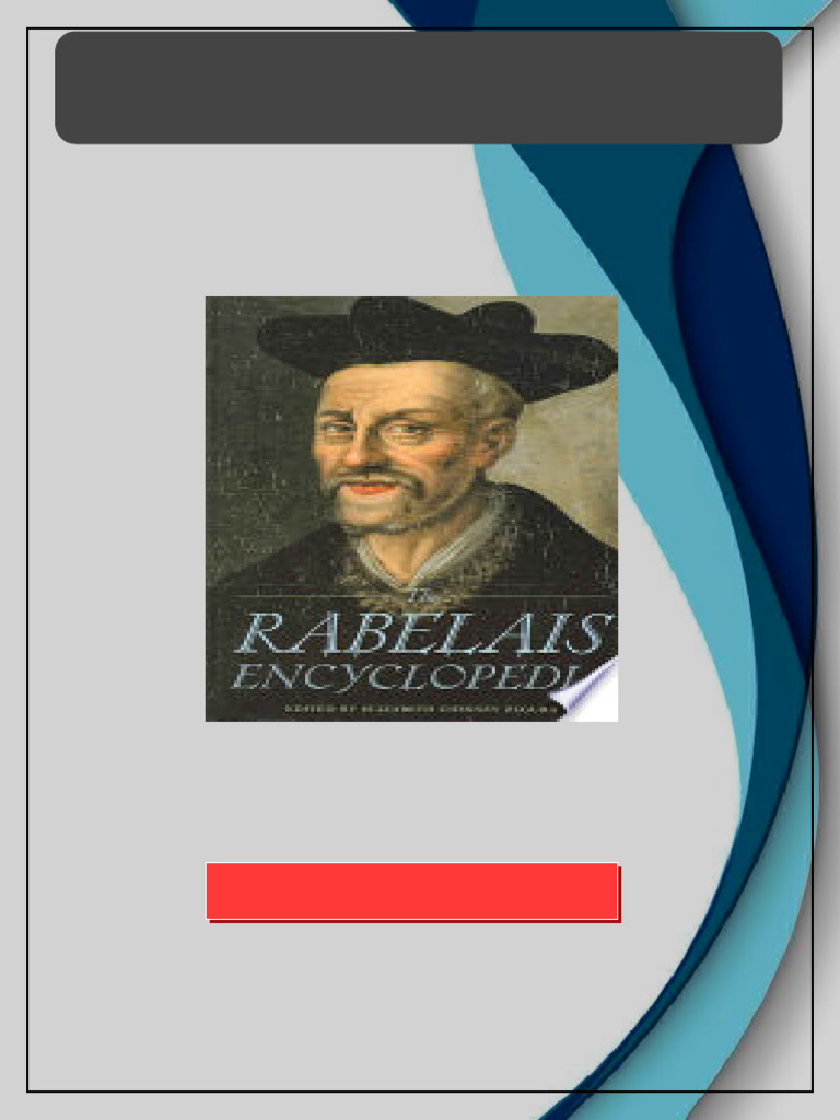 The Rabelais Encyclopedia 1st Edition Elizabeth Chesney Zegura full ...