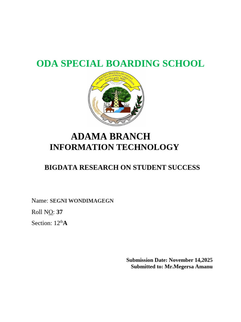 Segni Wondimagegn Grade 12a | PDF | Traffic | Transport