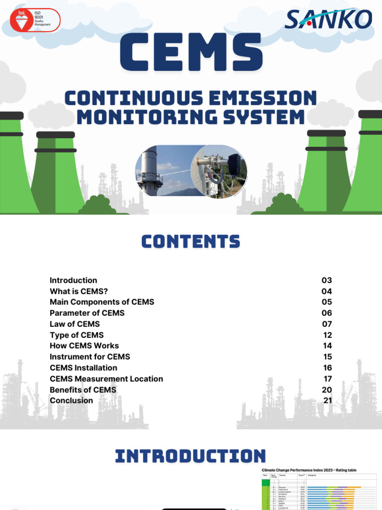 Continuous Emission Monitoring System (CEMs) | PDF