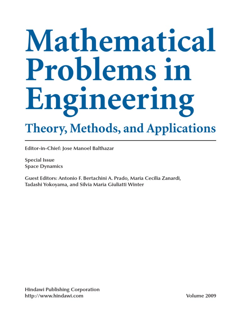 Mathematical Problems in Engineering | PDF | Attitude Control | Orbit
