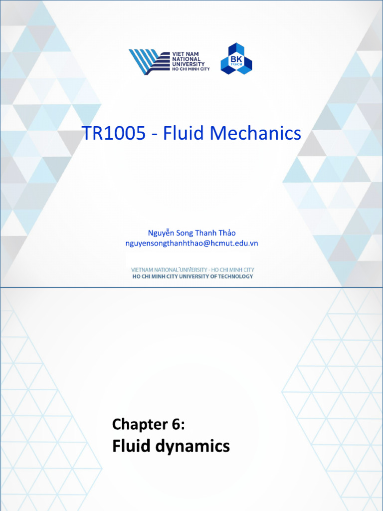 Chapter 6 Fluid Dynamics STU | PDF