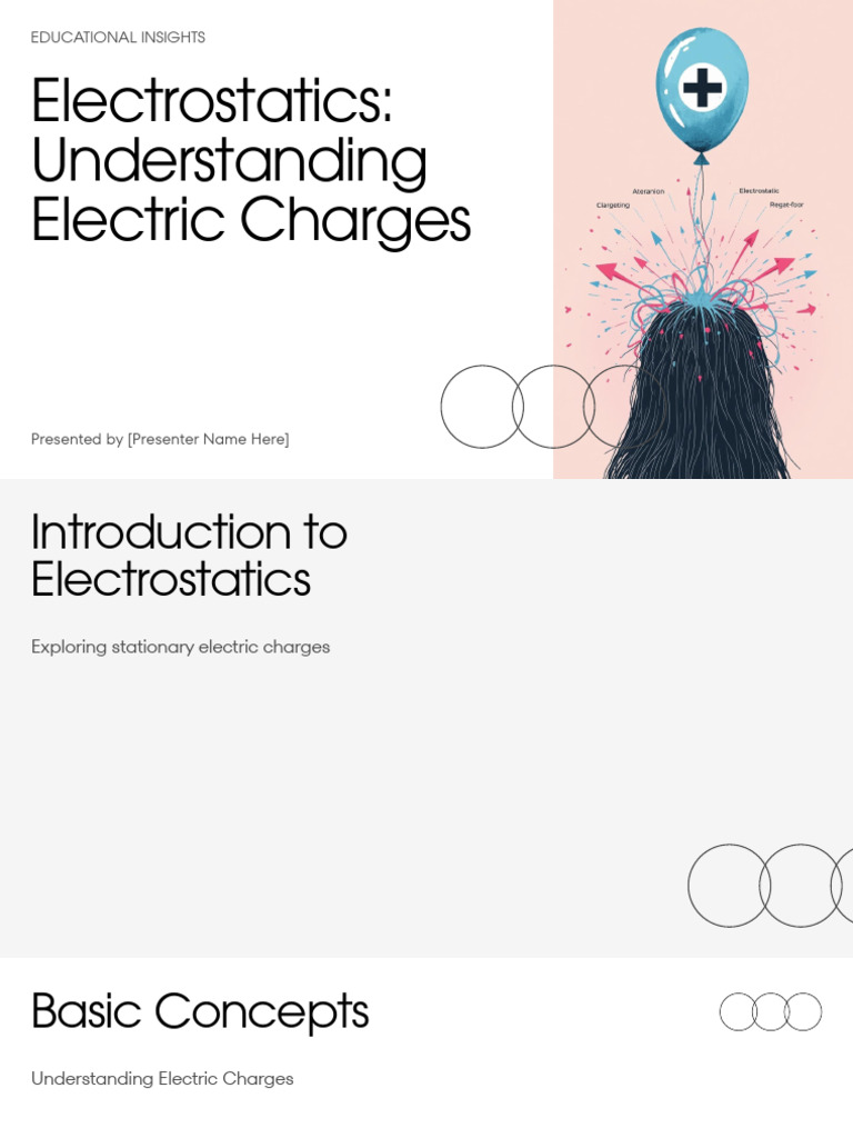 Electrostatics: Key Concepts Explained | PDF | Electric Charge ...