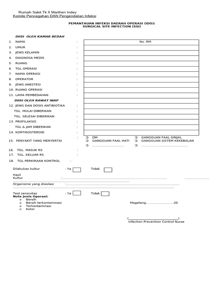 Form Ssi Baru | PDF
