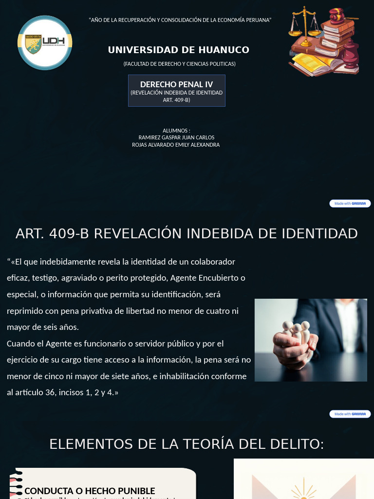 Revelación Indebida de Identidad Nuevo | PDF | Crímenes | Crimen y ...