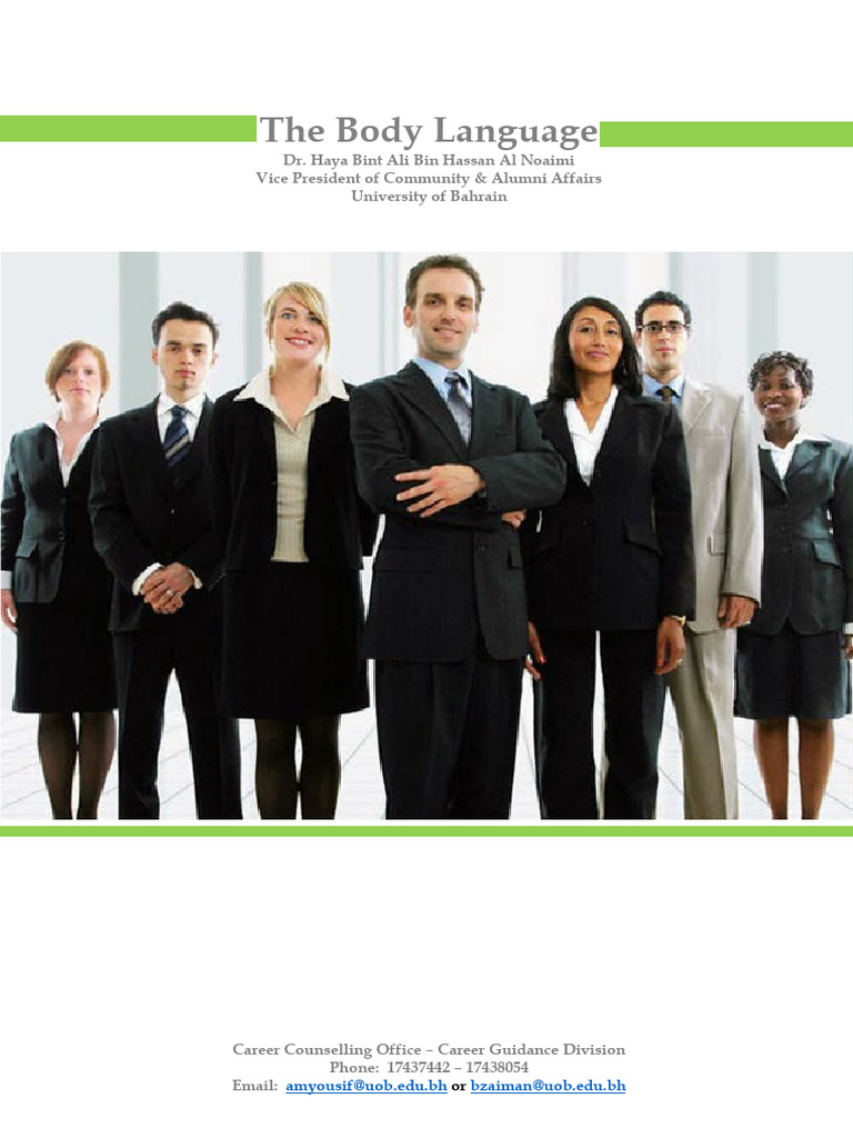 1.C - Body Postures and Hand Gestures (Part 1) | PDF | Body Language ...